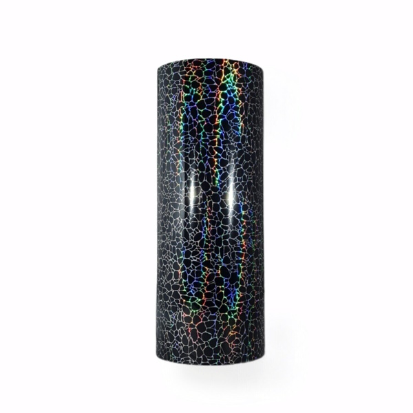 Holografisch vinyl Crackle black-silver - Plottermoon Holografisch vinyl Crackle black-silver - Plottermoon